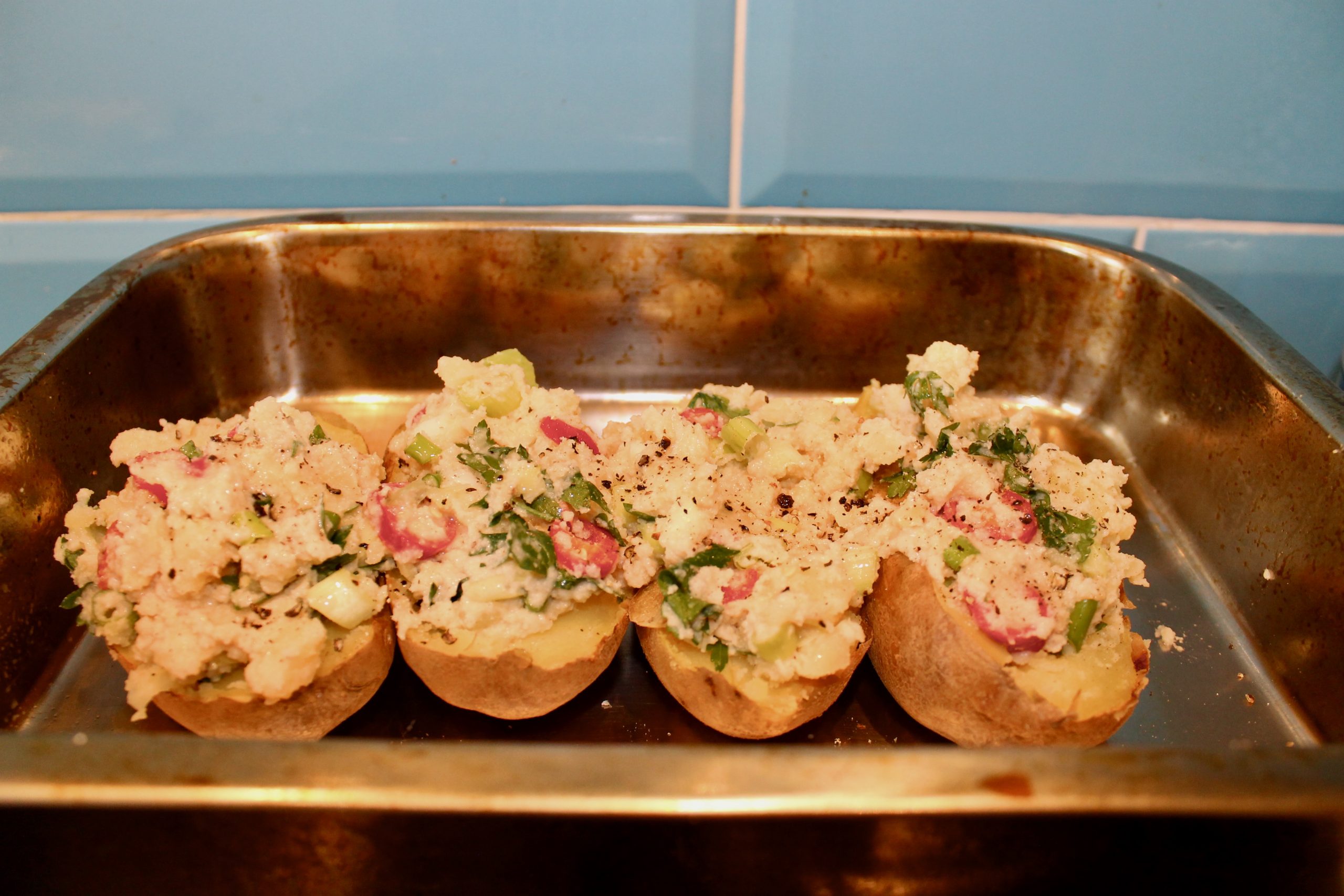 Stuffed Jacket Potatoes | Carrots and Claret